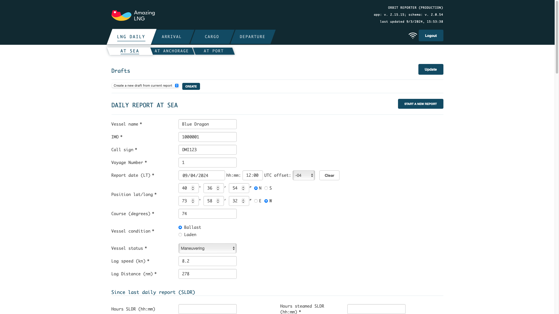 A Vision for Noon Reporting